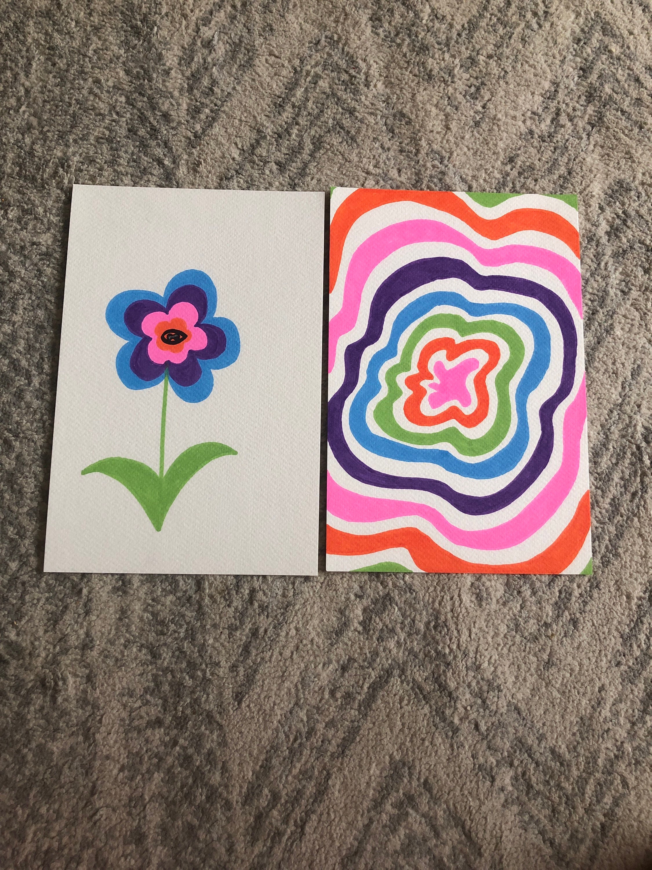 Indie Flower Drawings