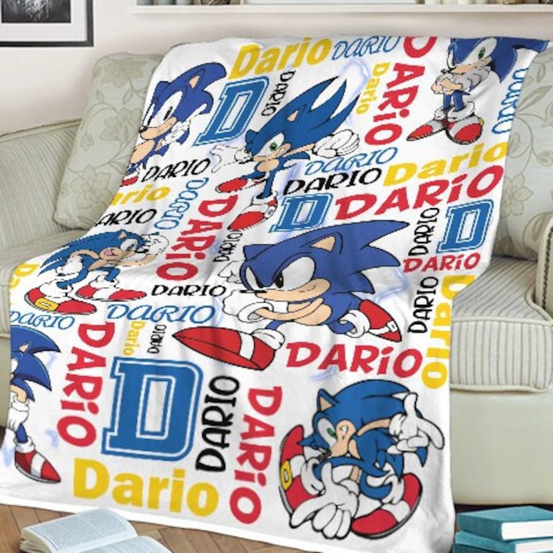 Sonic the Hedgehog Fabric - Etsy