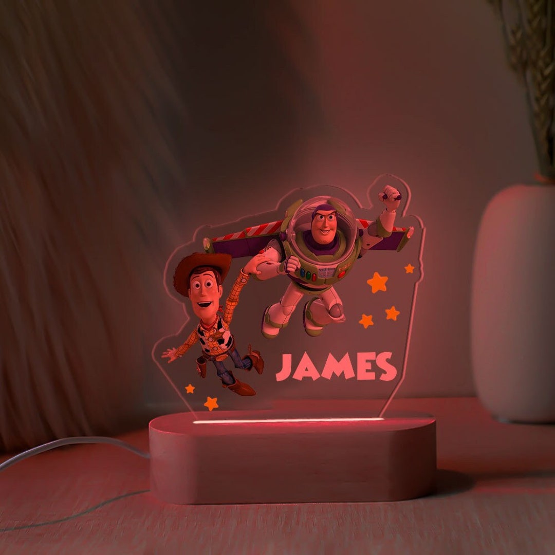 Personalized TOY STORY Night Light - Great Gift for Kids Birthdays ...