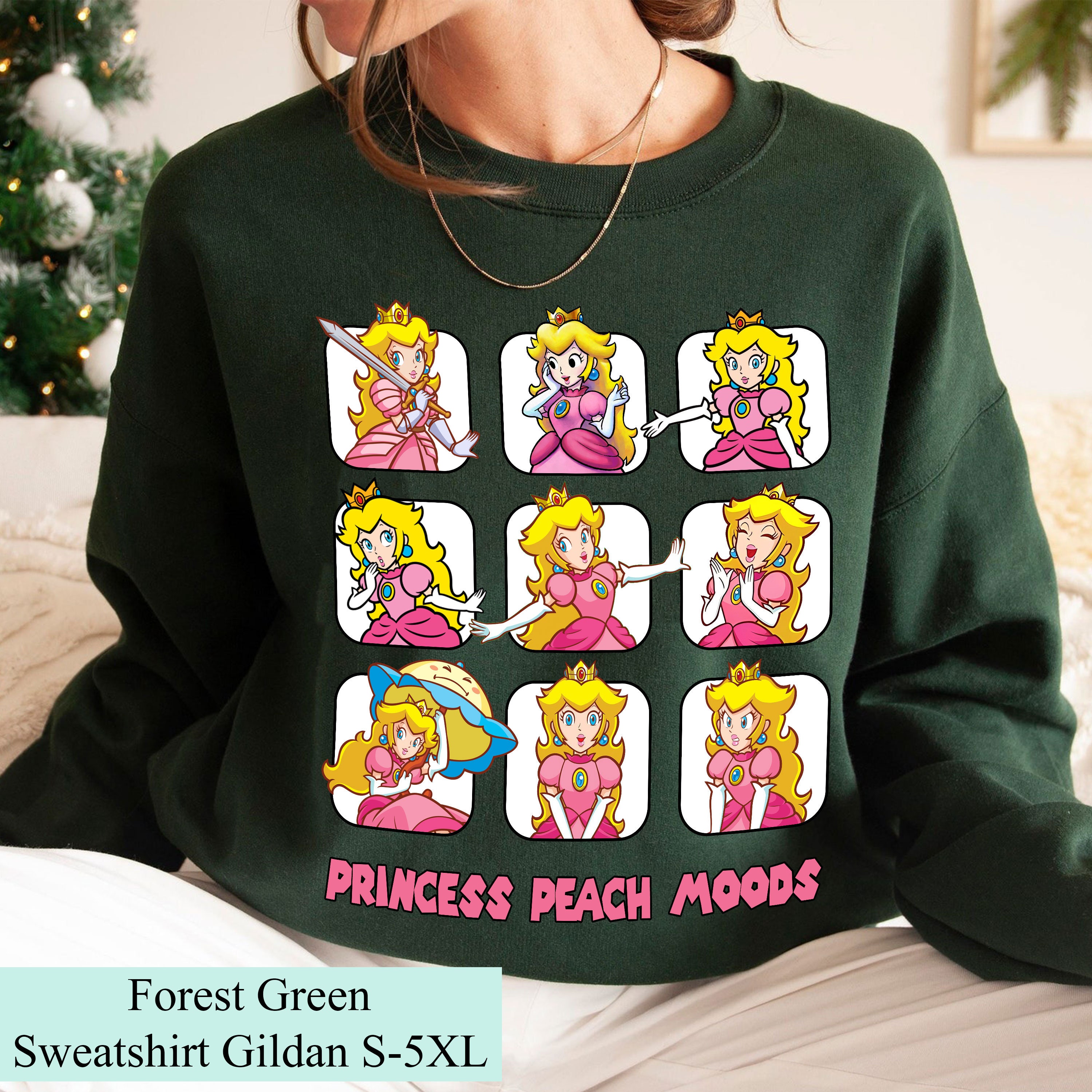 Nintendo Super Mario Princess Peach Moods Unisex T-shirt - Etsy