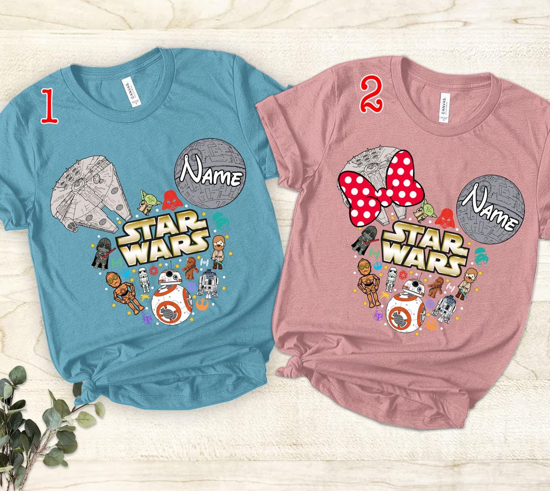 Custom Star Wars Shirts, Disney Star Wars Family Shirts, Star Wars ...