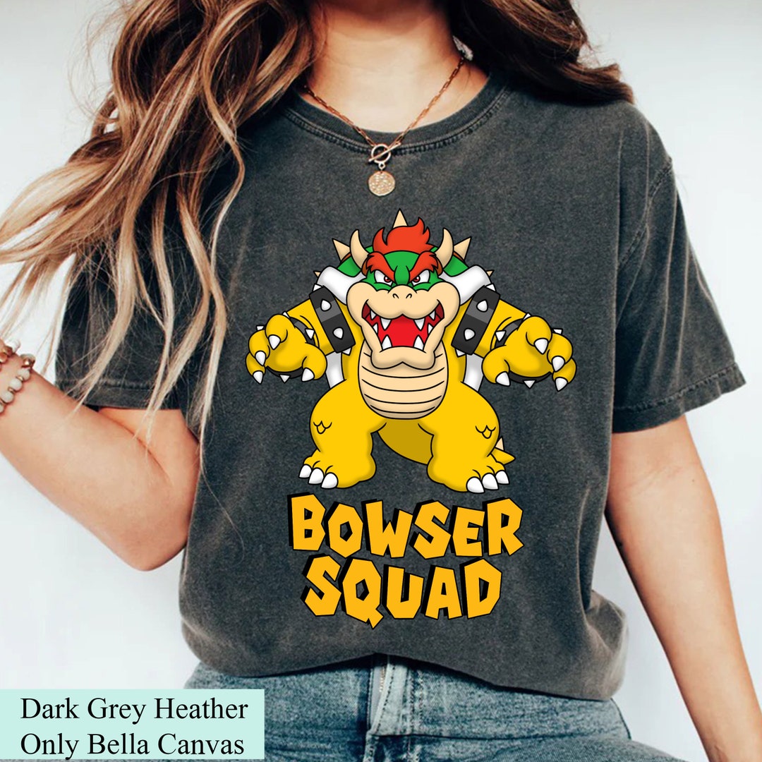 Cute Super Mario Bowser Squad Unisex T-shirt, Bowser Boss Shirt Mario ...