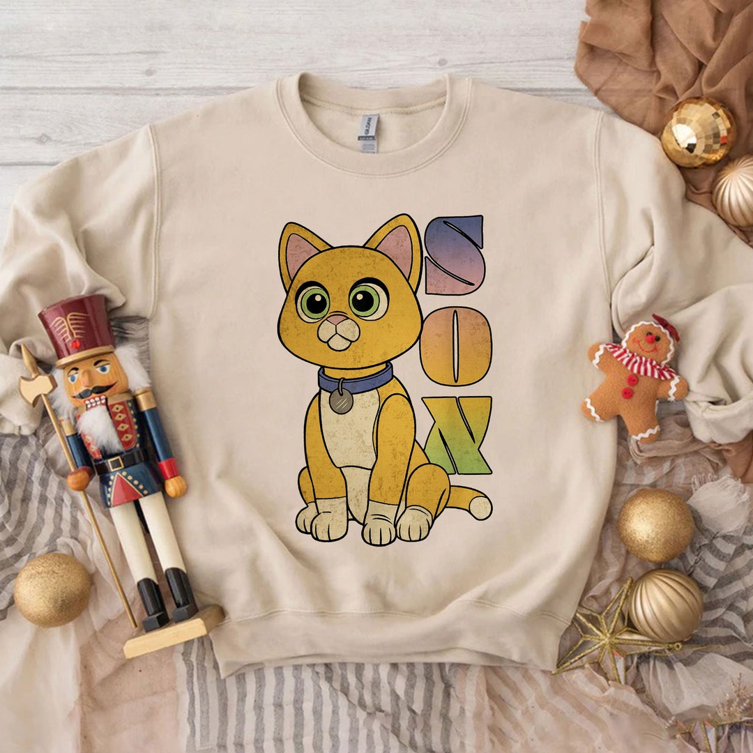 Retro Disney Pixar Lightyear Sox Starry Cat Sweatshirt, Cute Sox Cat ...