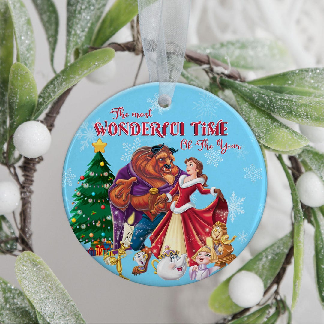 Disney Beauty and the Beast Christmas Ornamentdisney Princess Belle ...