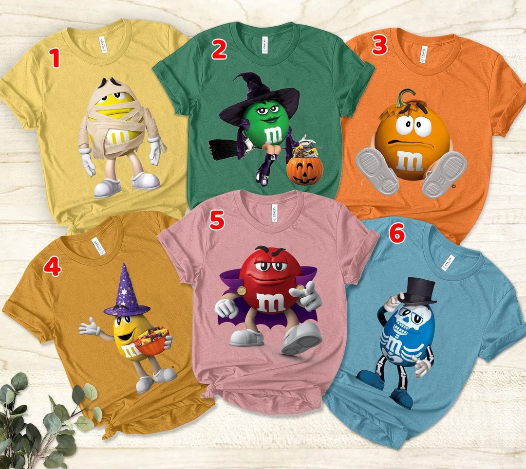 Halloween Costume Group T-shirt, M and M Family Costume Shirt ...