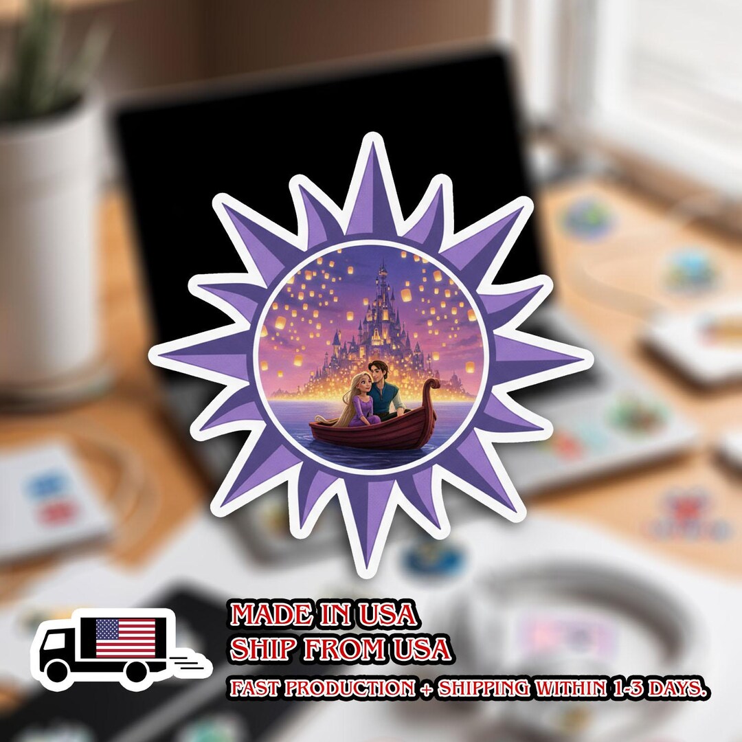Rapunzel Tangled Lantern Sticker Waterproof Vinyl Decal Hydro Flask - Etsy