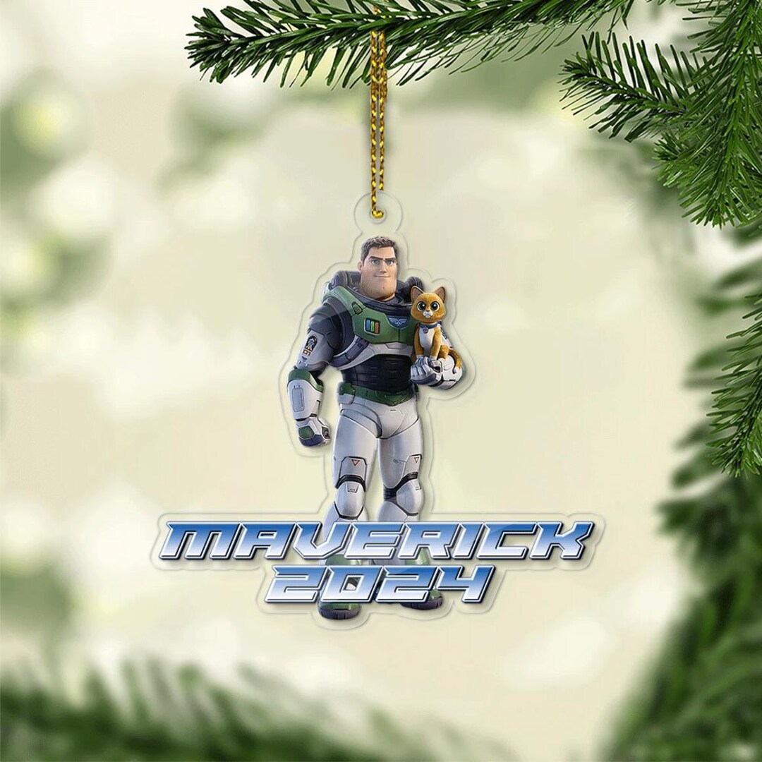 Personalized Toy Story Christmas Acrylic Ornaments, Buzz Lightyear ...