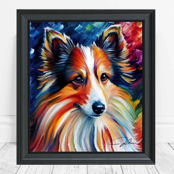 Sheltie Print - Etsy