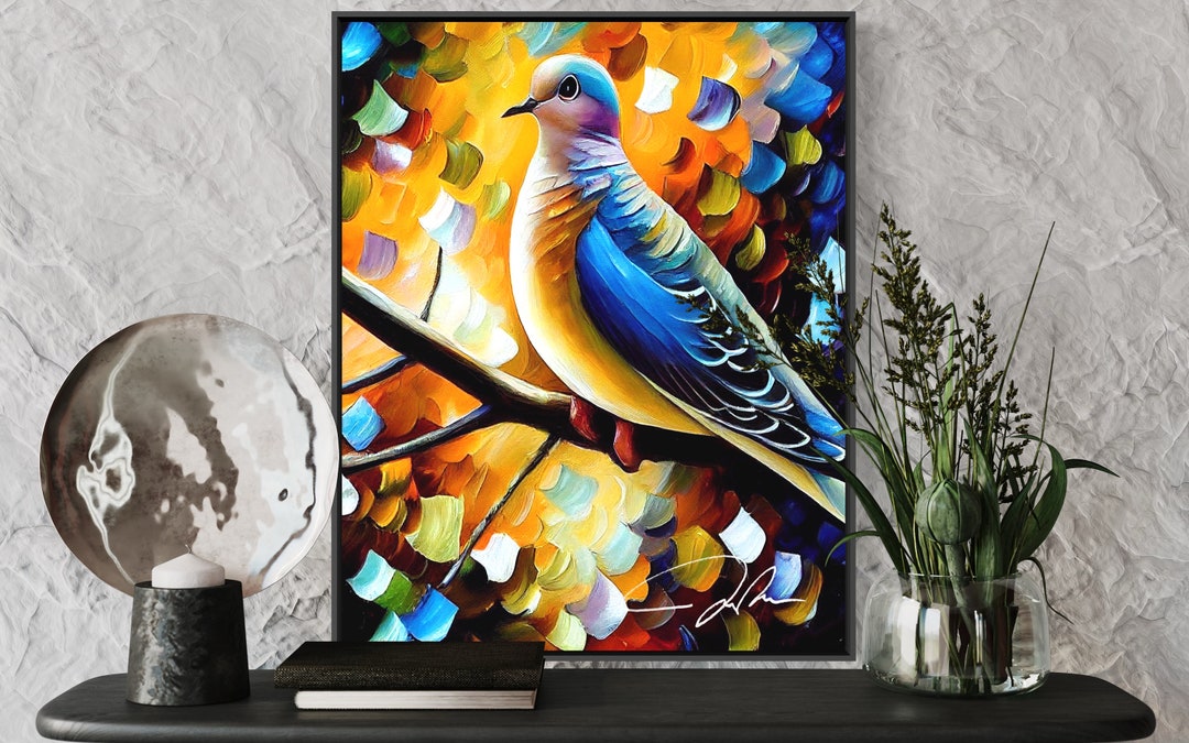 Mourning Dove Art Print Mourning Dove Painting Print Poster, Original ...