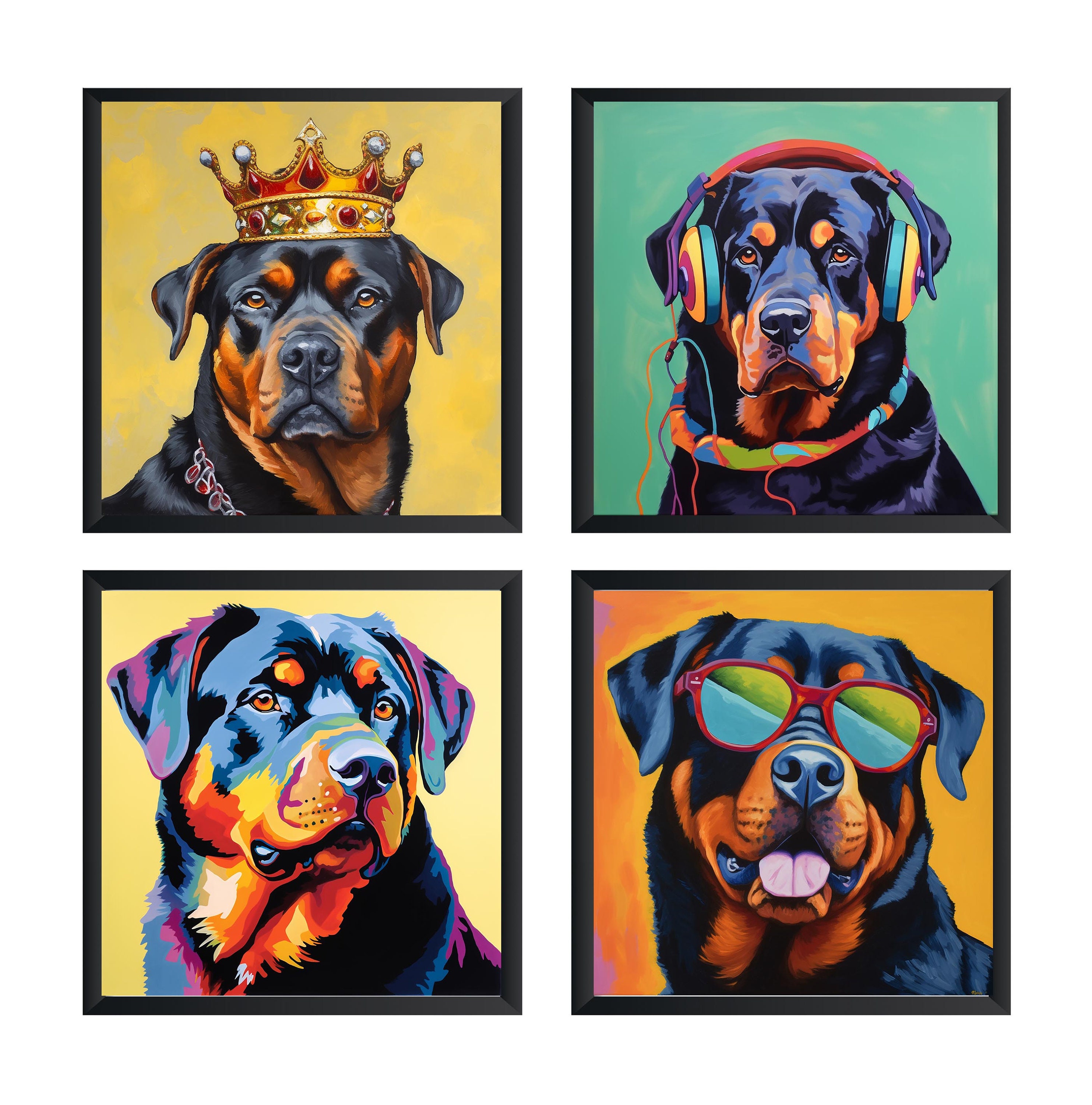 Mean Rottweiler Art