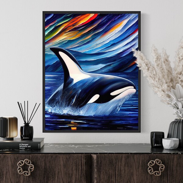 Killer Whale Art - Etsy