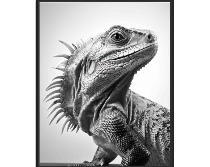 Iguana Print - Etsy