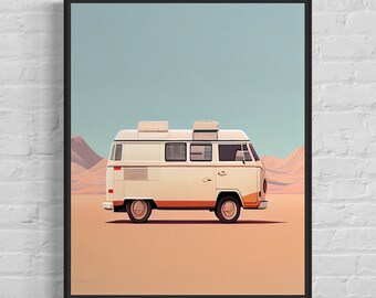 OBX VW VAN Netflix Series Outerbanks Wall Art Wall Decor - Etsy UK