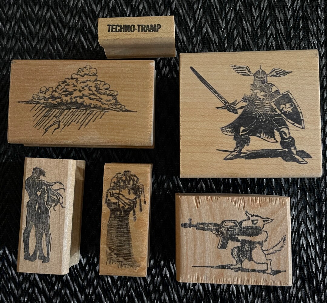 Rubber Stamps of Science Fiction Fantasy - Etsy