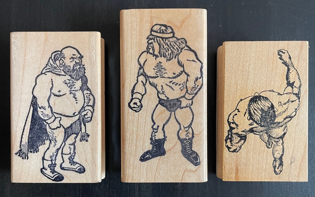 Rubber Stamps of Manly Men - Etsy