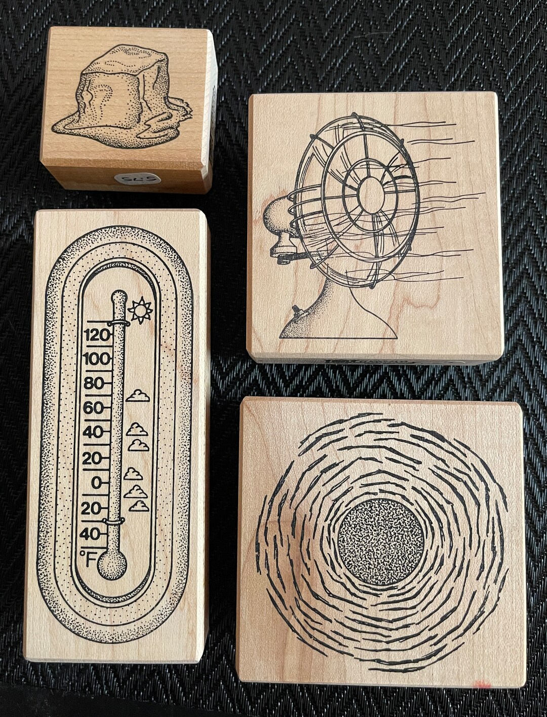 Rubber Stamps for Hot Weather From Stampa Barbara - Etsy