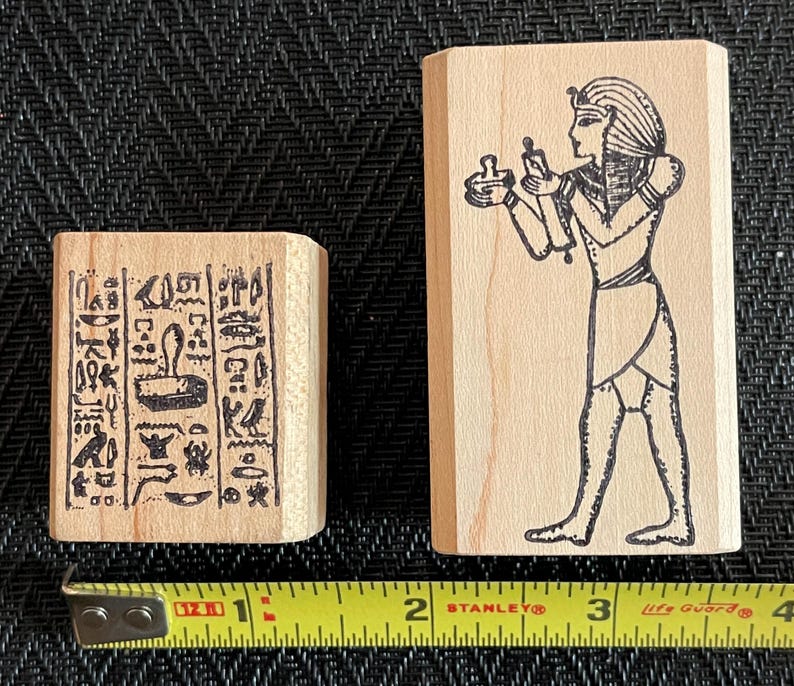 Rubber Stamps of Ancient Egyptian Sites and Designs - Etsy