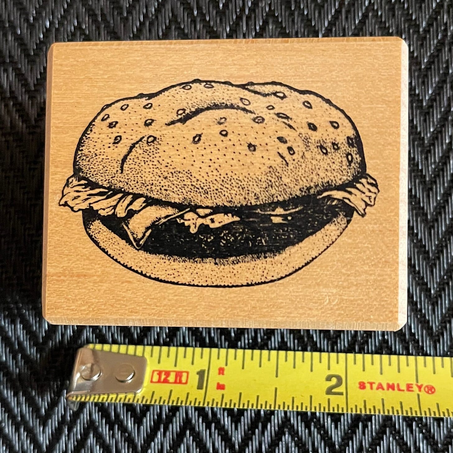 Burger, Hotdogs, and Fries Rubber Stamps - Stampa Barbara - Etsy