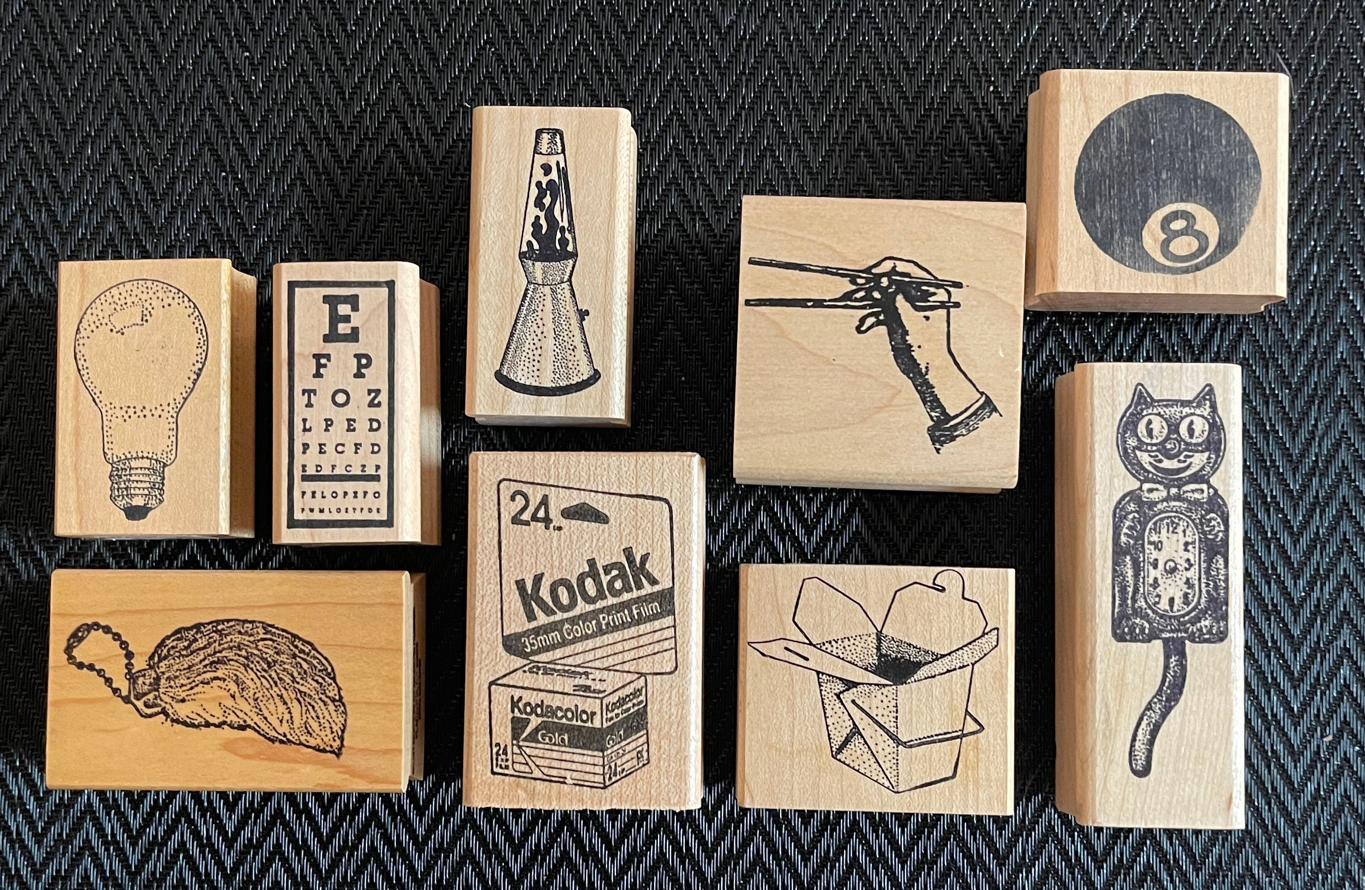 Rubber Stamps of Vintage and Nostalgic Items - Etsy