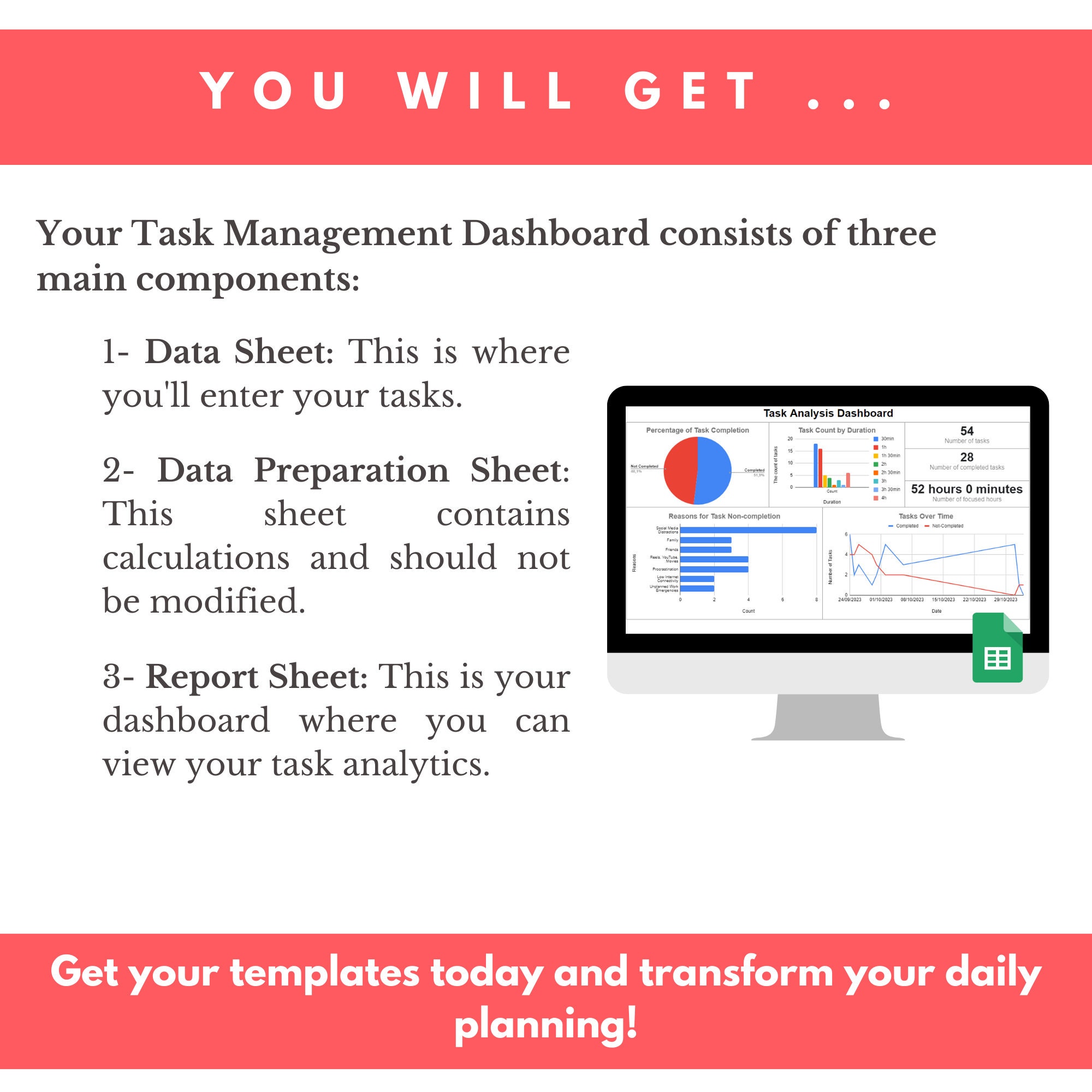 The Ultimate Task Management & Analytics Tool Task - Etsy