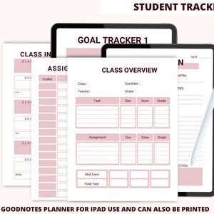 STUDENT PLANNER: Activities and Academics Planner Notebooks - Etsy