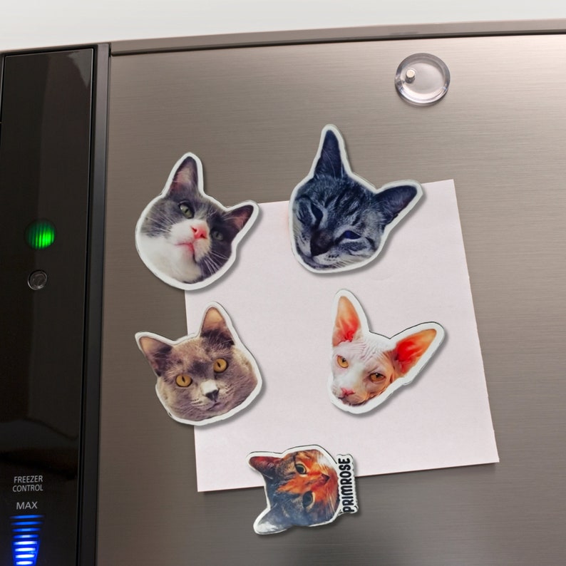 Custom Photo Pet Magnet Cute Personalized Photo Magnet of - Etsy