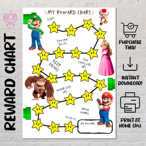 Reward Chart - Etsy