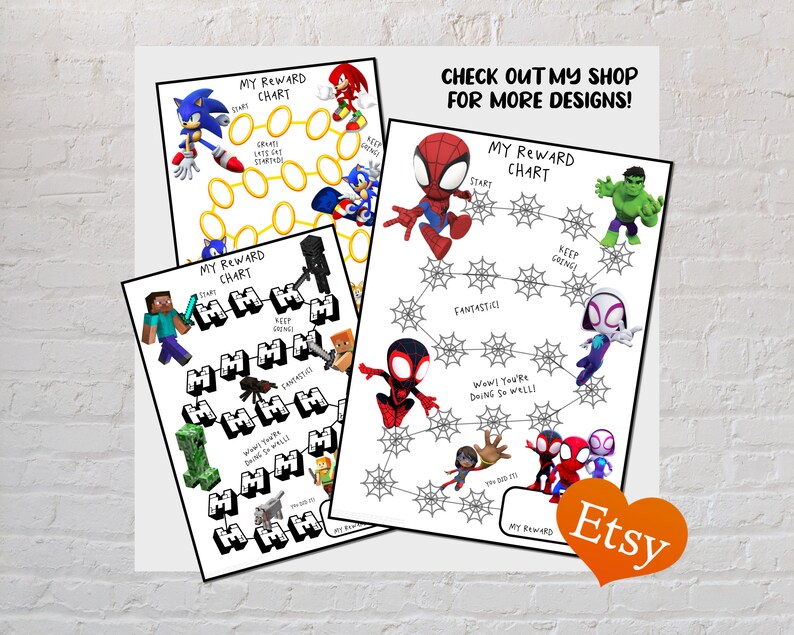 My Little Pony Reward Chart for Kids Behavior Chart - Etsy Israel