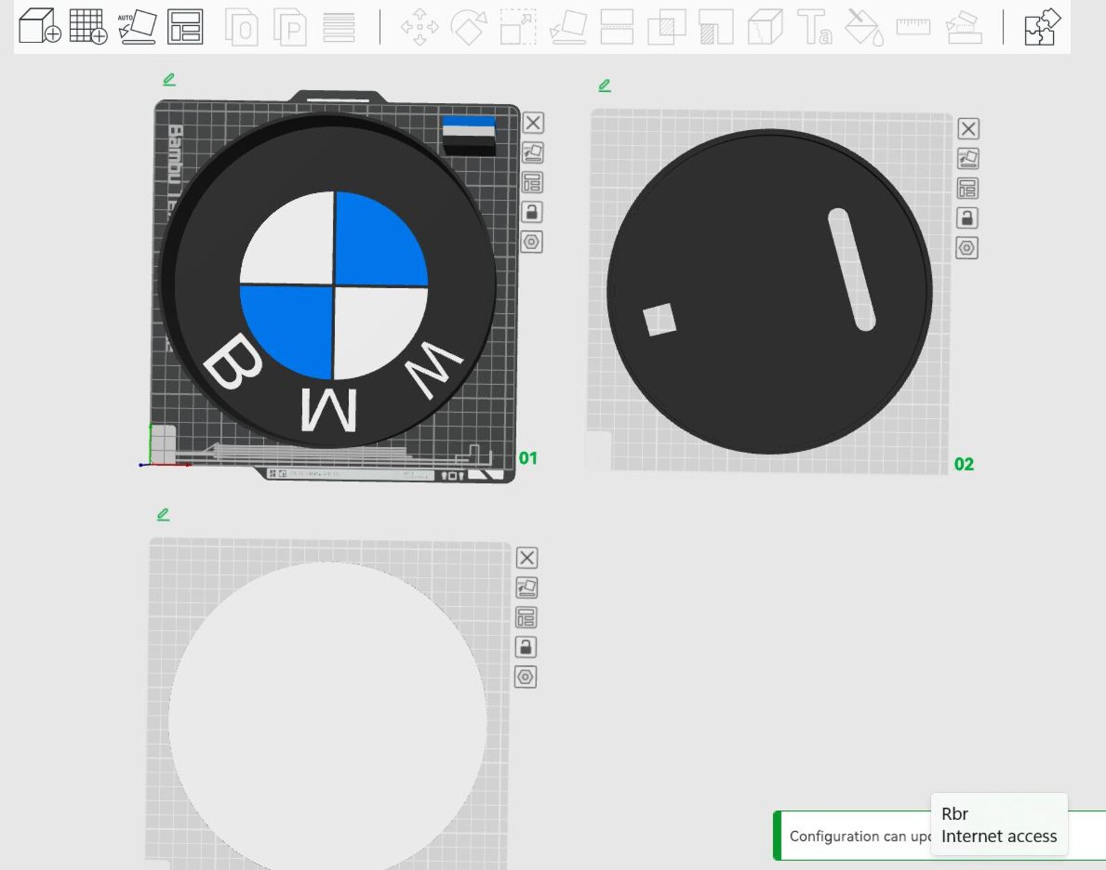 3D Print BMW Logo STL File, Car Decor (digital File) - Etsy