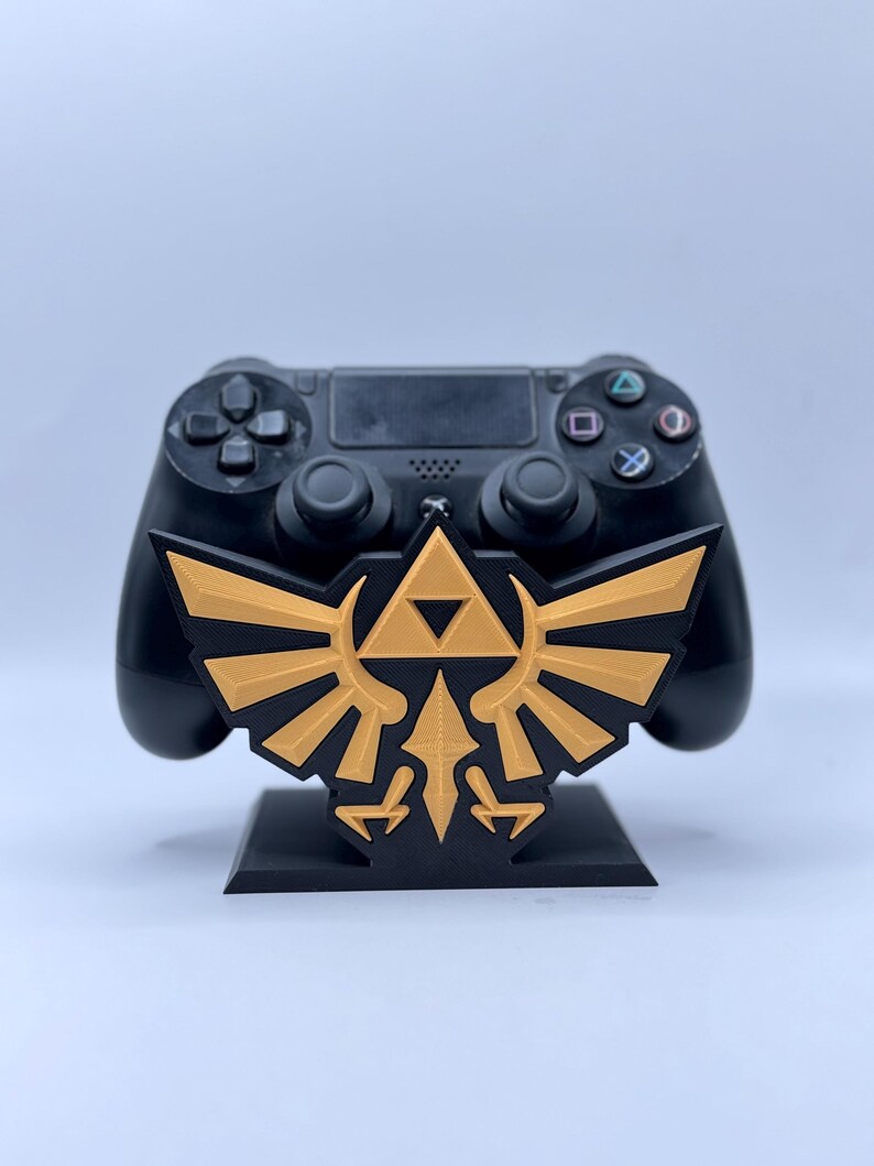 Legend of Zelda Triforce Joystick Stand – 3D Printed Gaming Accessory ...