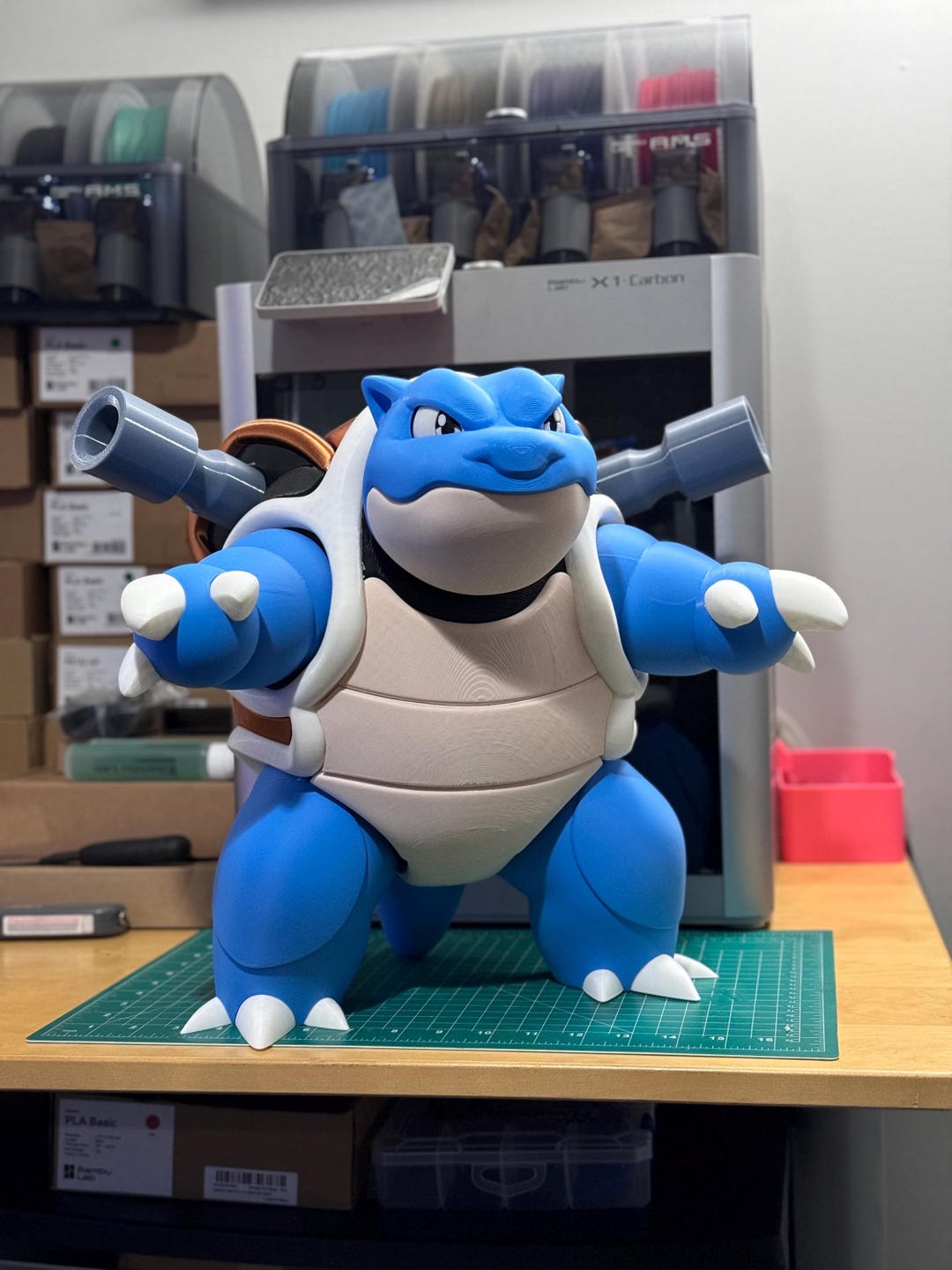 15in DIY Multipart 3D Printed Blastoise - Etsy