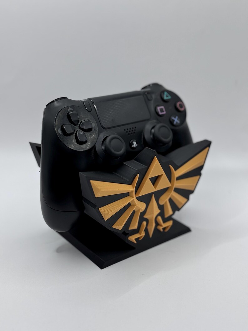 Legend of Zelda Triforce Joystick Stand – 3D Printed Gaming Accessory ...