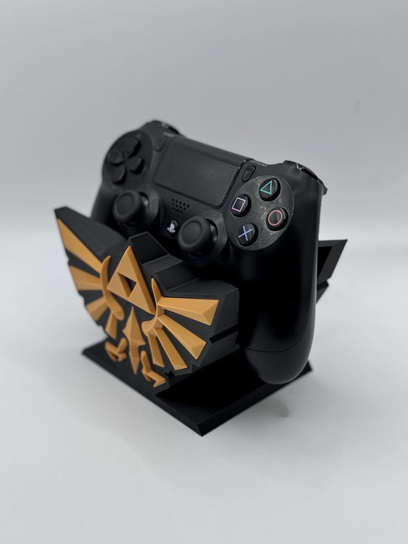 Legend of Zelda Triforce Joystick Stand – 3D Printed Gaming Accessory ...