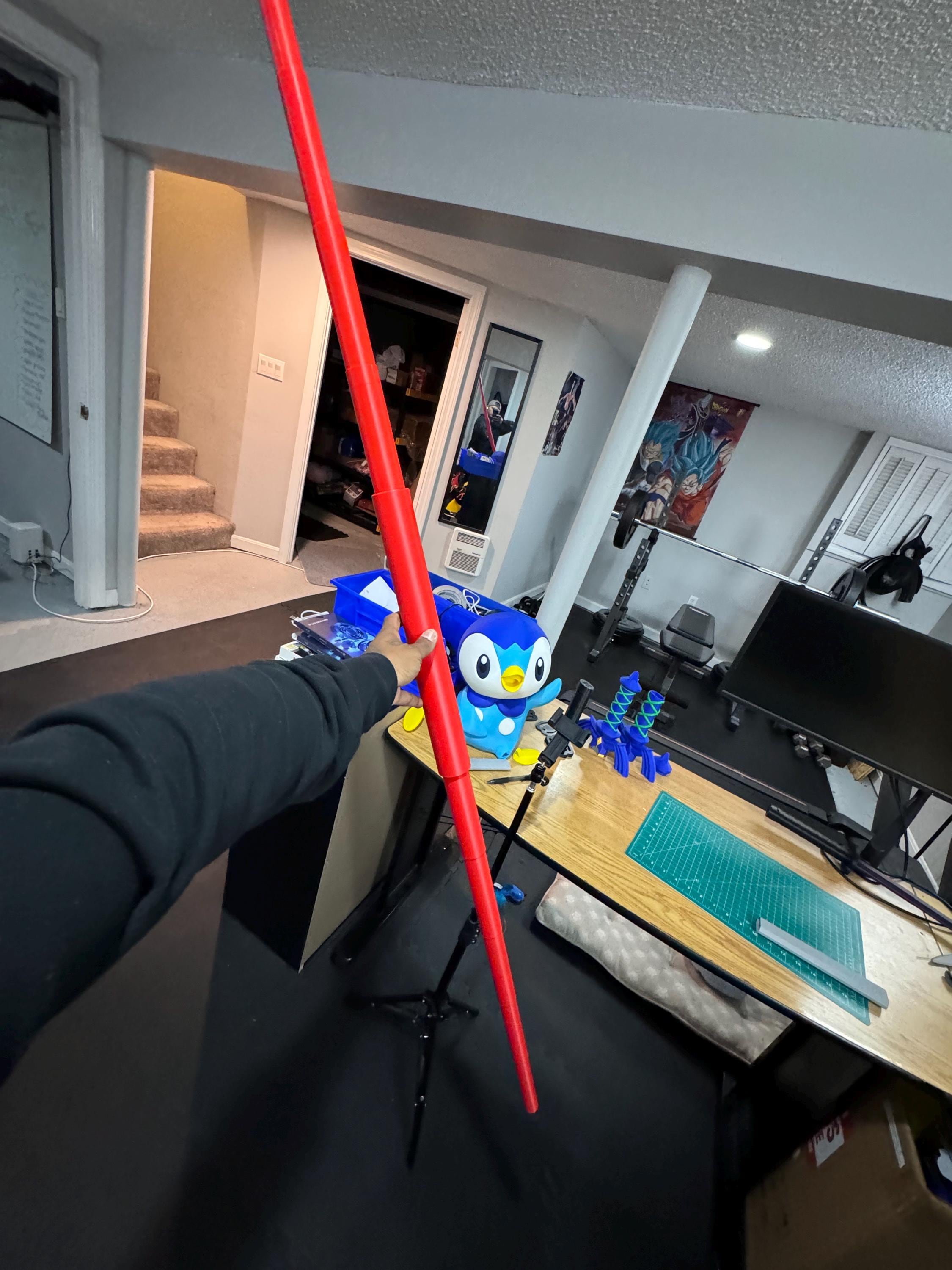 Goku Power Pole – 3D Printed Anime Cosplay Prop, Expandable 5ft - Etsy