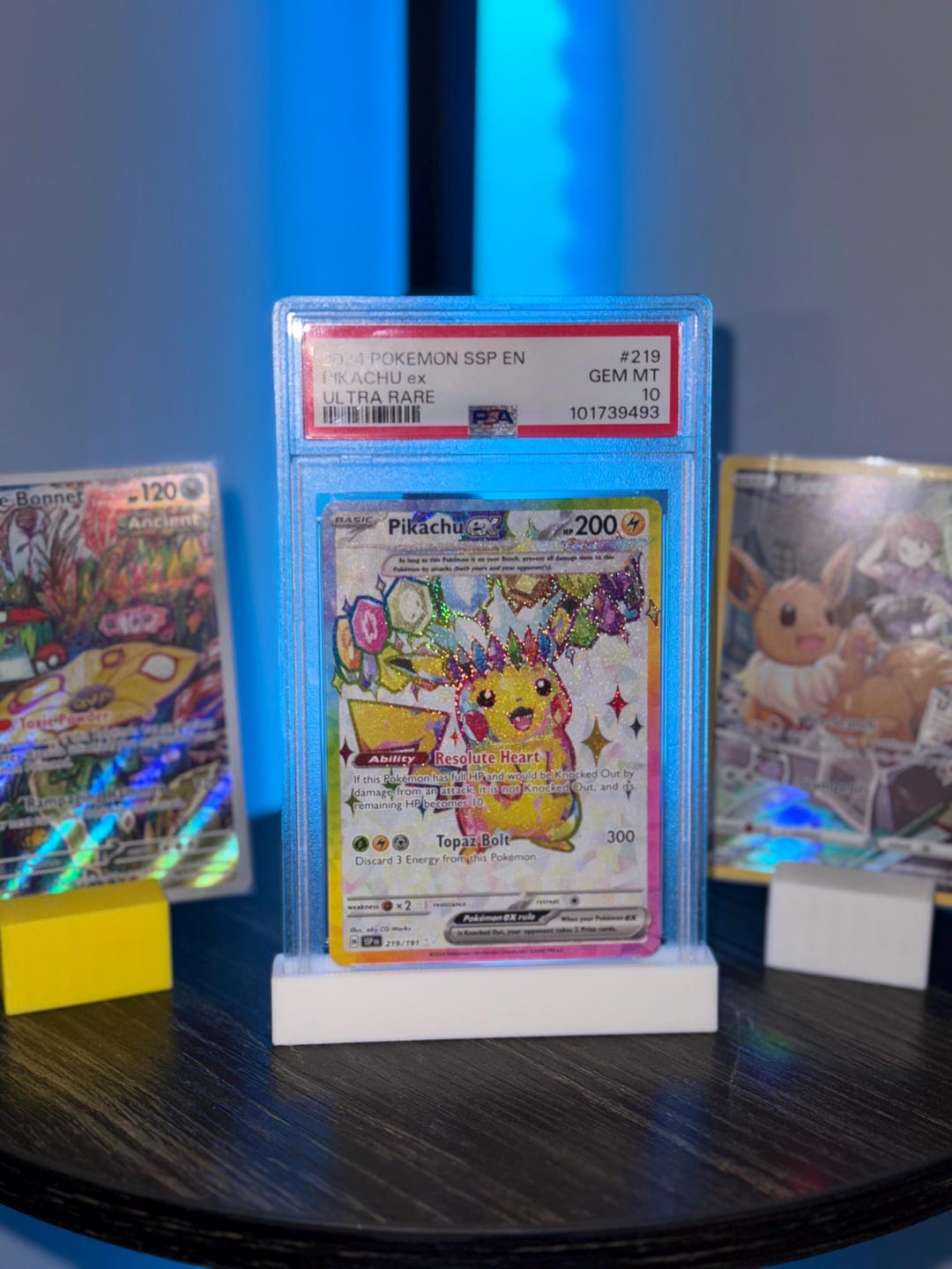 3D Printed PSA Slab Stand | Graded Trading Card Display - Etsy