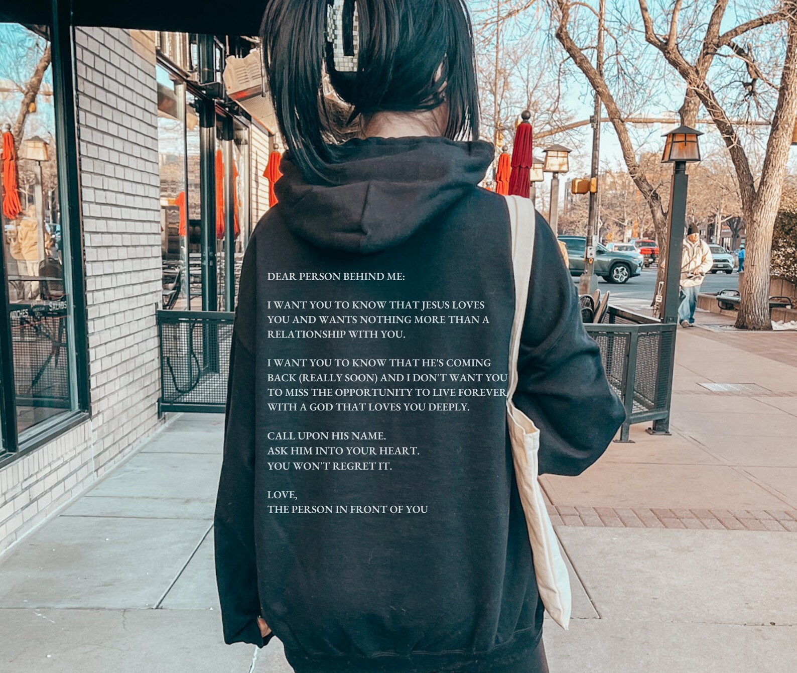 Dear Person Behind Me Hoodie Dear Person Behind Me Christian Oversized ...