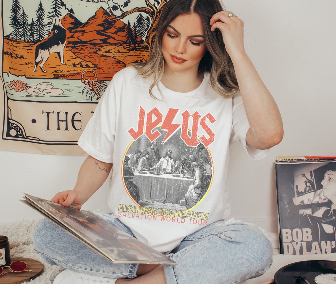 Highway to Jesus Vintage Tshirt | WWJD Vintage Band Jesus T Shirt ...