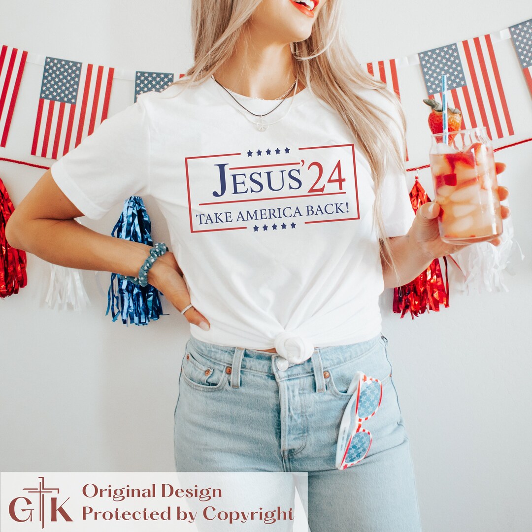 Jesus 2024 Shirt | Vote for Jesus Shirt | Jesus for President Shirt ...