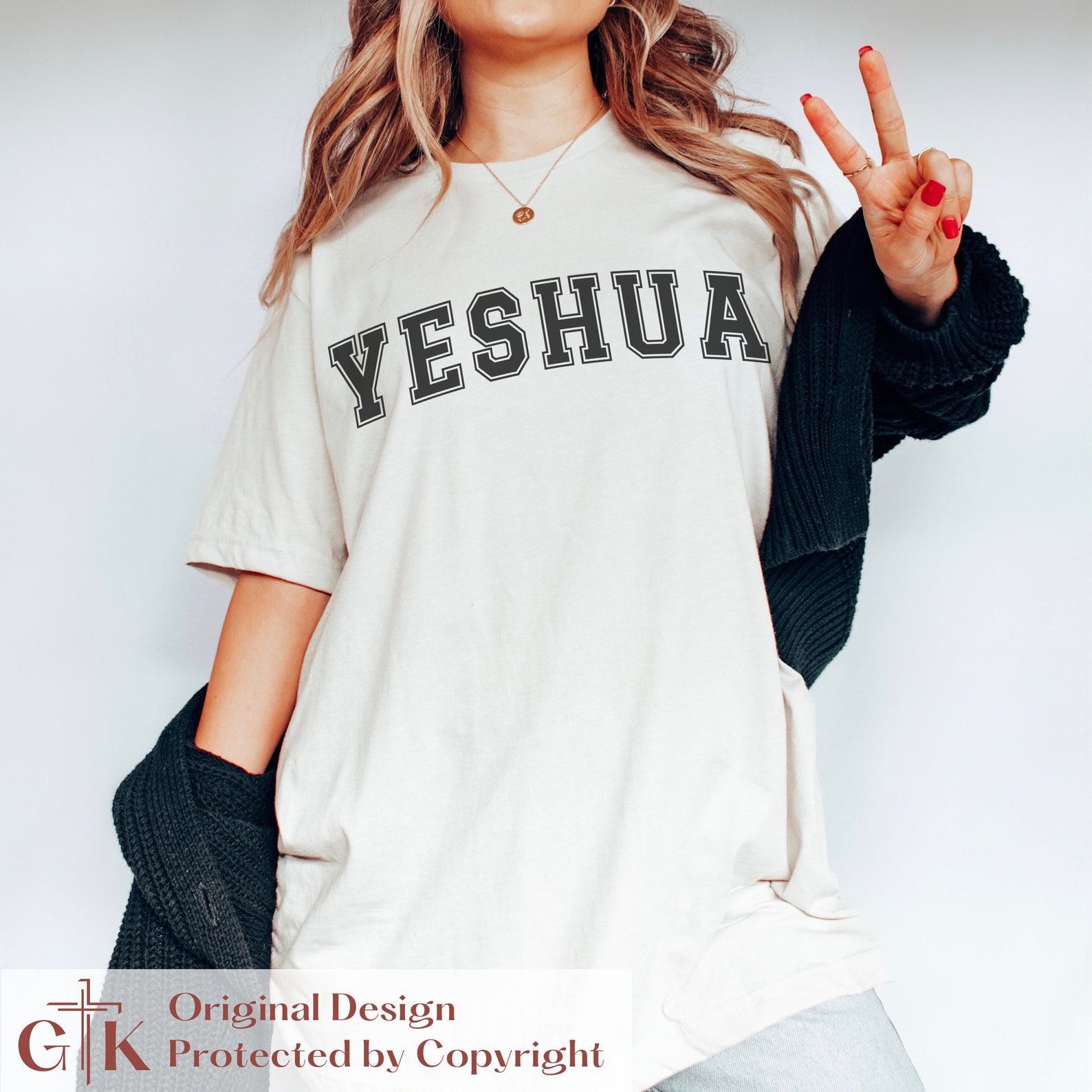 Yeshua Shirt Varsity Font | Yeshua Tshirt Christian | Yeshua T Shirts ...