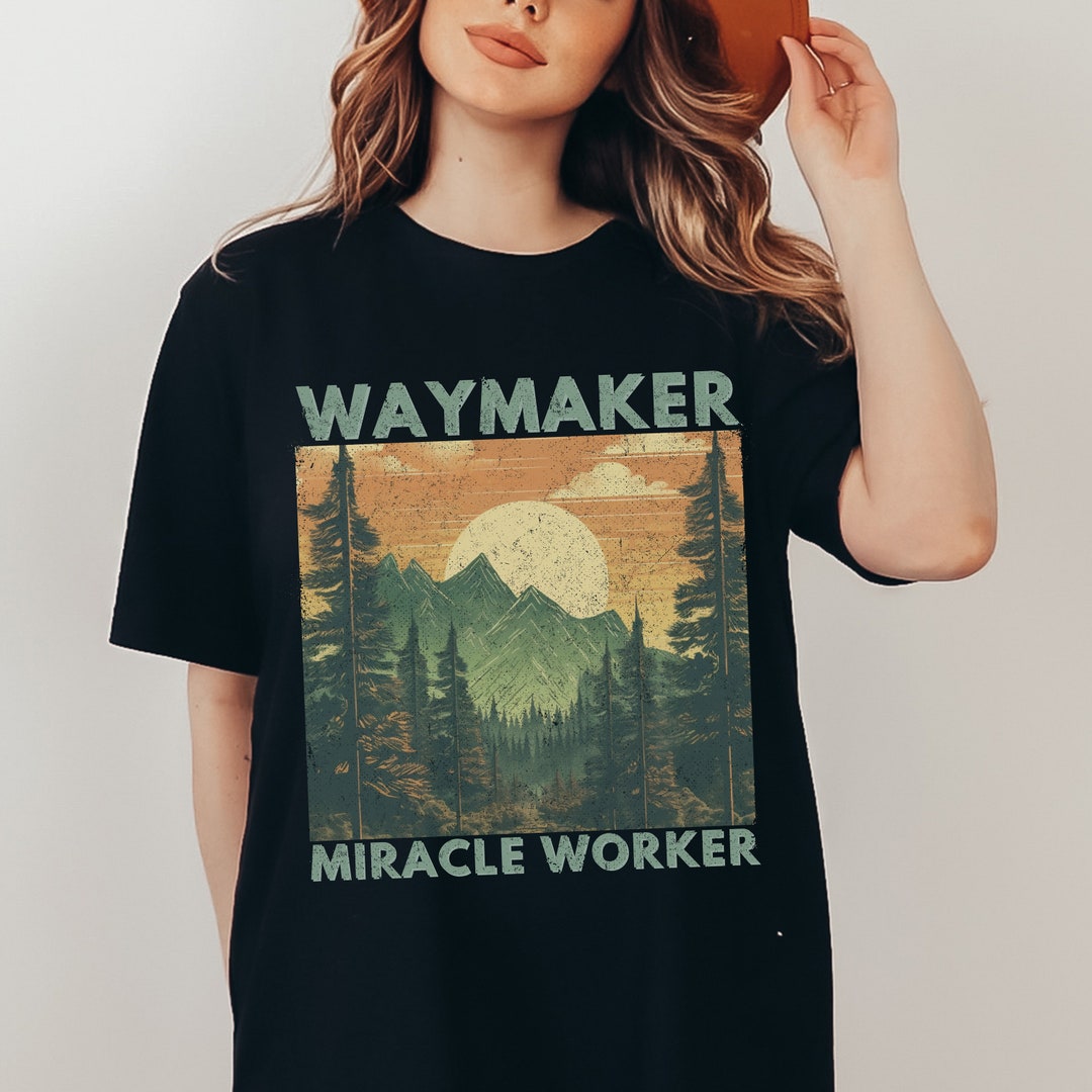 Waymaker Tshirt | Bible Verse Shirt | Waymaker Shirt Christian | Way ...