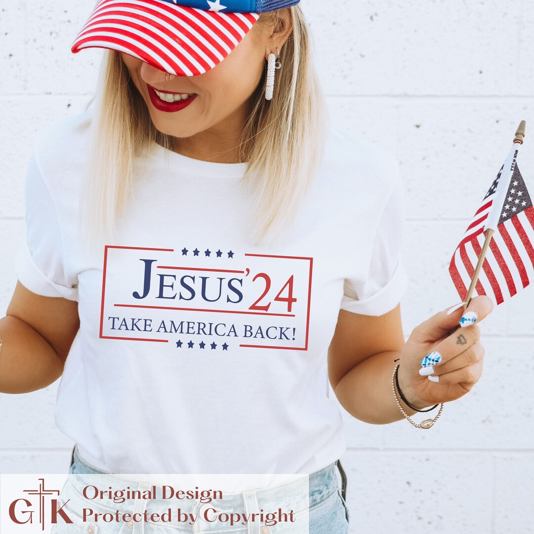 Jesus 2024 Shirt Vote for Jesus Shirt Jesus for President Shirt US ...