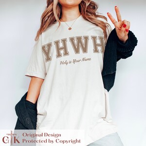YHWH Shirt Varsity Font | Yahweh Shirt Christian | YHWH Shirts for ...