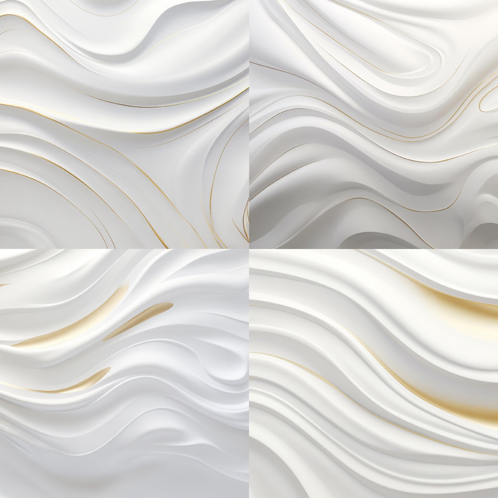 White and Gold Texture Background, Curve Wallpaper, Smooth Background ...