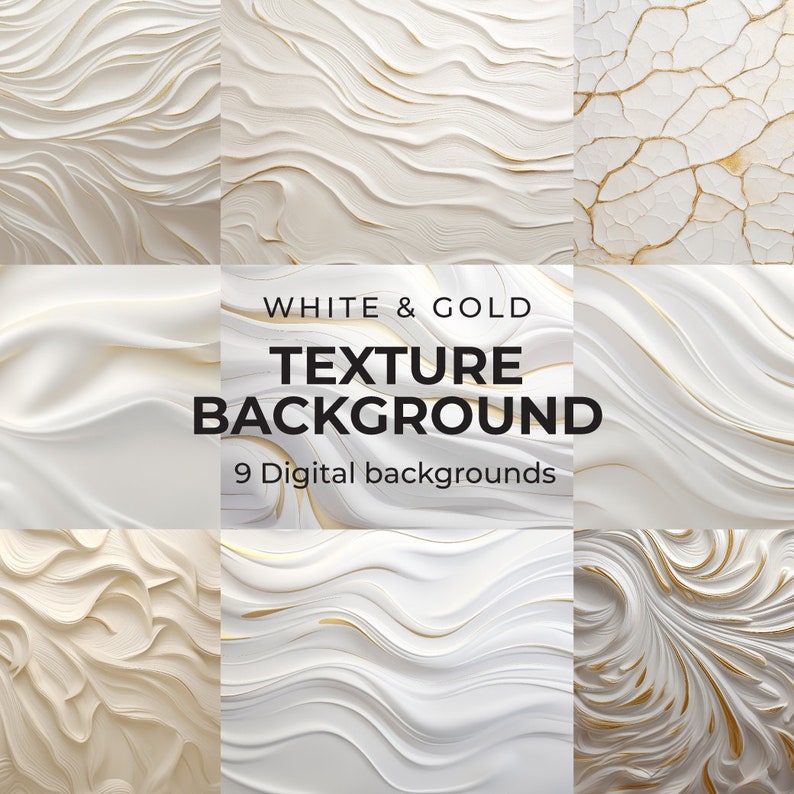 White and Gold Texture Background, Curve Wallpaper, Smooth Background ...