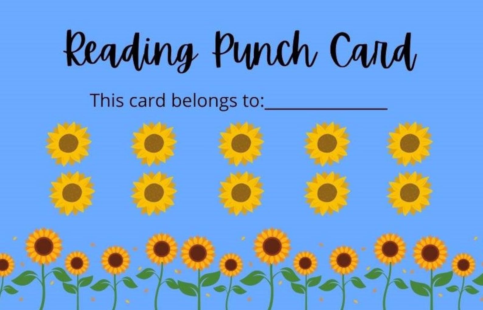 Rewards Punch Card for Classrooms or Parents * 50 or 75 Cards/set ...