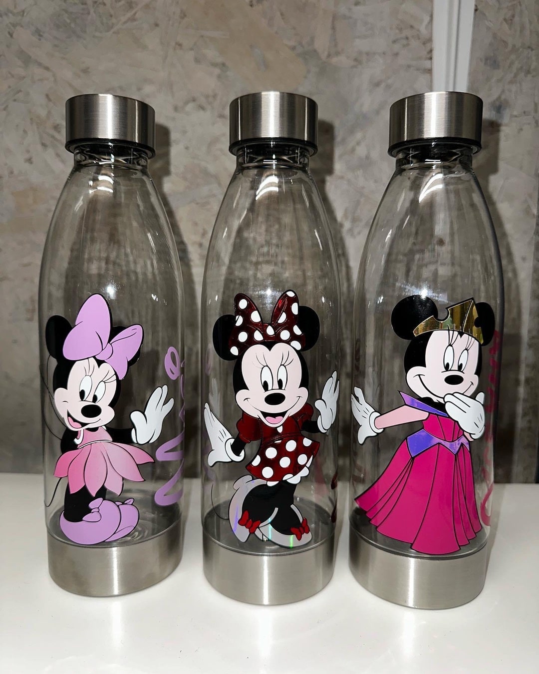 Minnie Mouse Personalised Water Bottles Perfect for - Etsy
