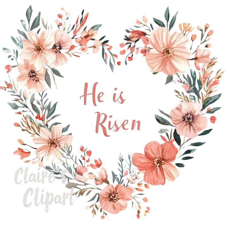 He is Risen PNG + SVG Files, Instant Download for Print on Demand ...
