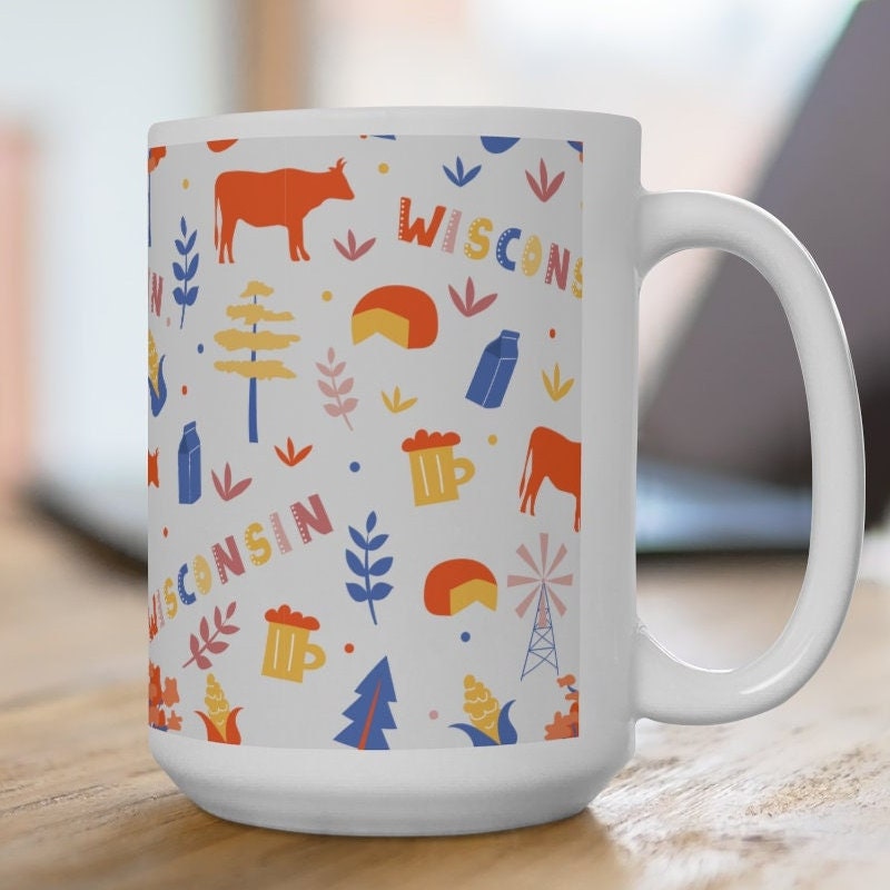 Wisconsin Coffee Mug - Etsy