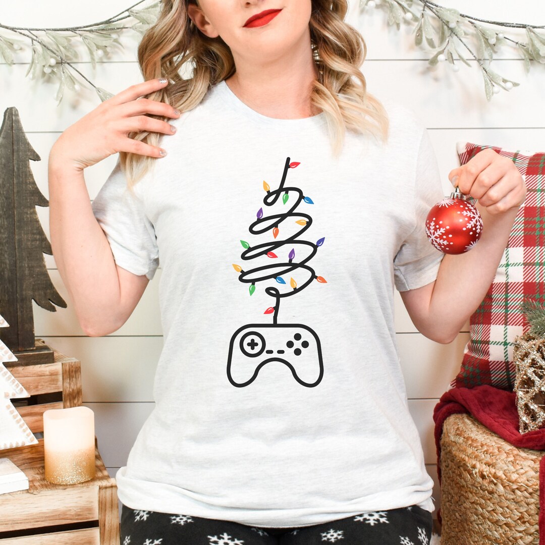 Gamer Christmas Shirt Women, Gamer Christmas Shirt men, Gamer Christmas ...