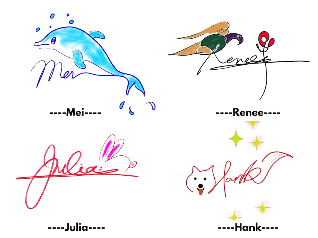 Personalized Calligraphy Signature Logo Design (digital Delivery) - Etsy